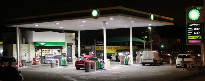 LED Petrol Station Canopy Lighting - Armadillo Lighting