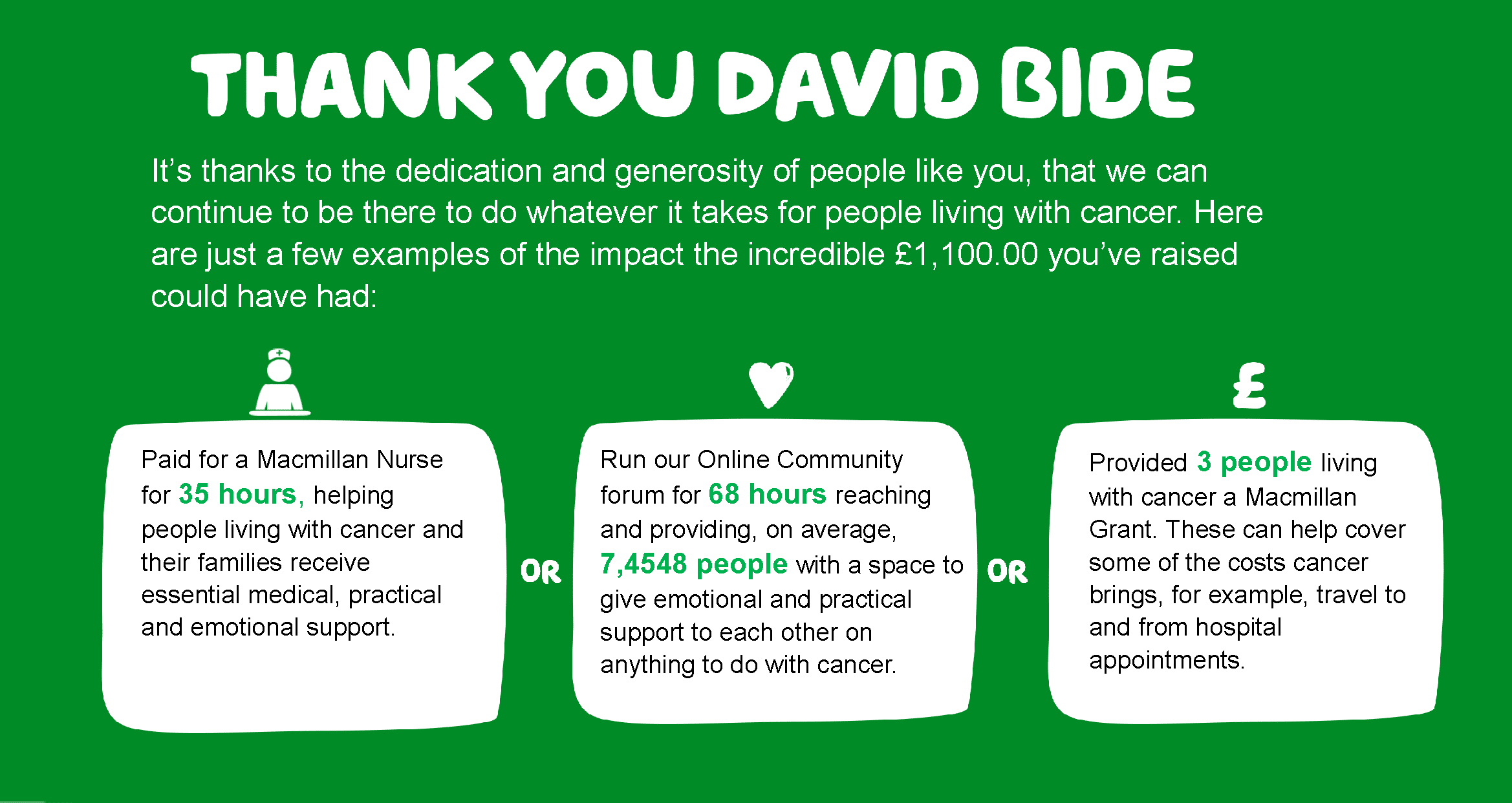 Proud to do our bit!