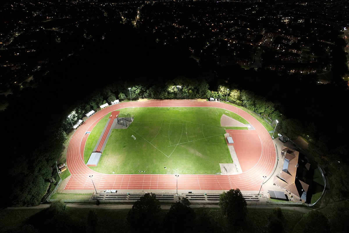 Tooting Bec Athletics Track - Armadillo Lighting